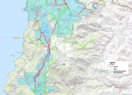 Marlette Lake Dam project updates, trail closure schedule for Spooner ...